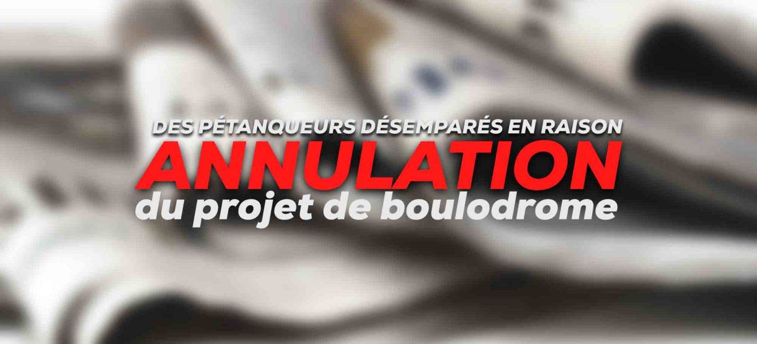 Cholet : le projet de boulodrome couvert annulé