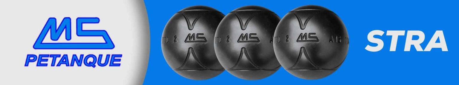 La boule de pétanque MS STRA Acier Striée du fabricant MS Pétanque